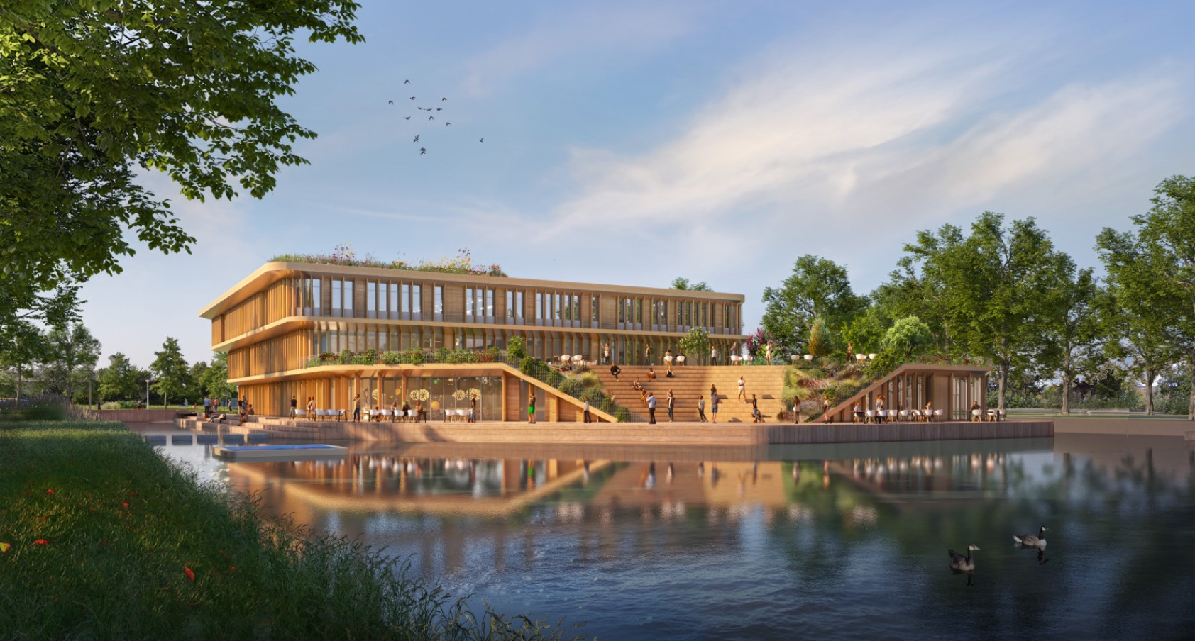 Ruimte voor nieuwbouw op campus van Firda Drachten / Firda