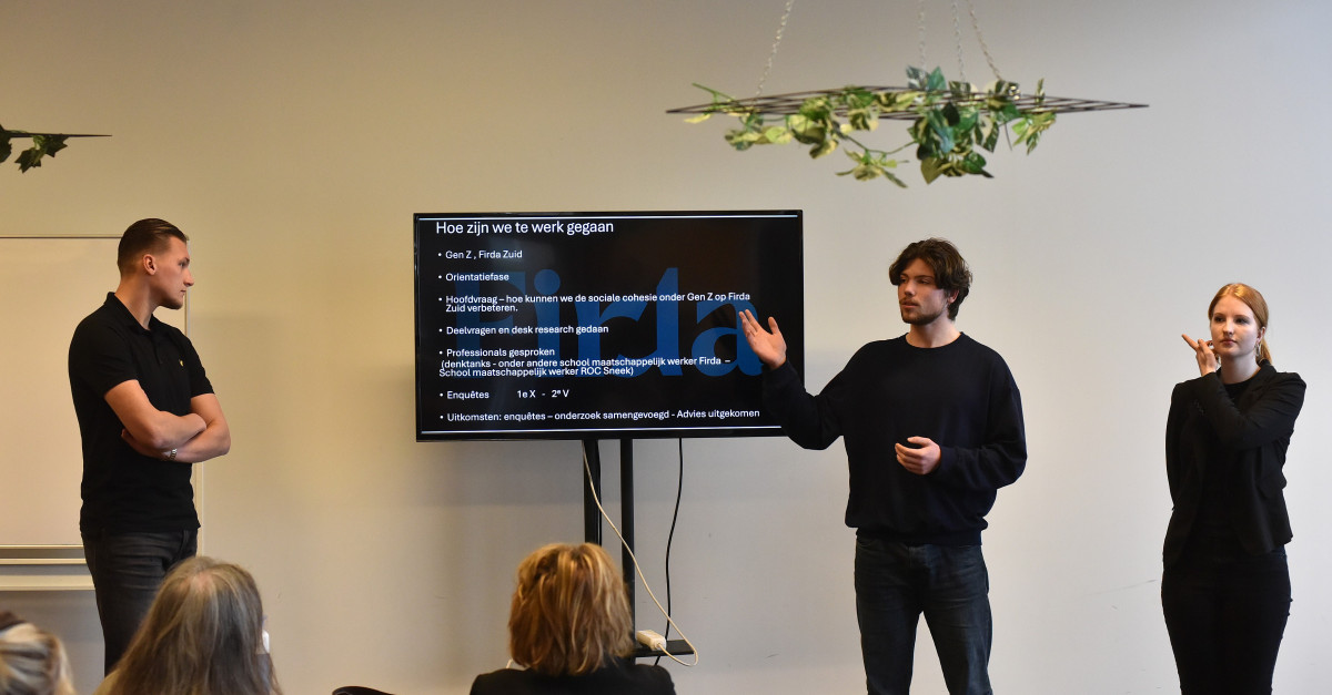 Studenten Firda en NHL Stenden: ‘Pak eenzaamheid onder jongeren beter ...